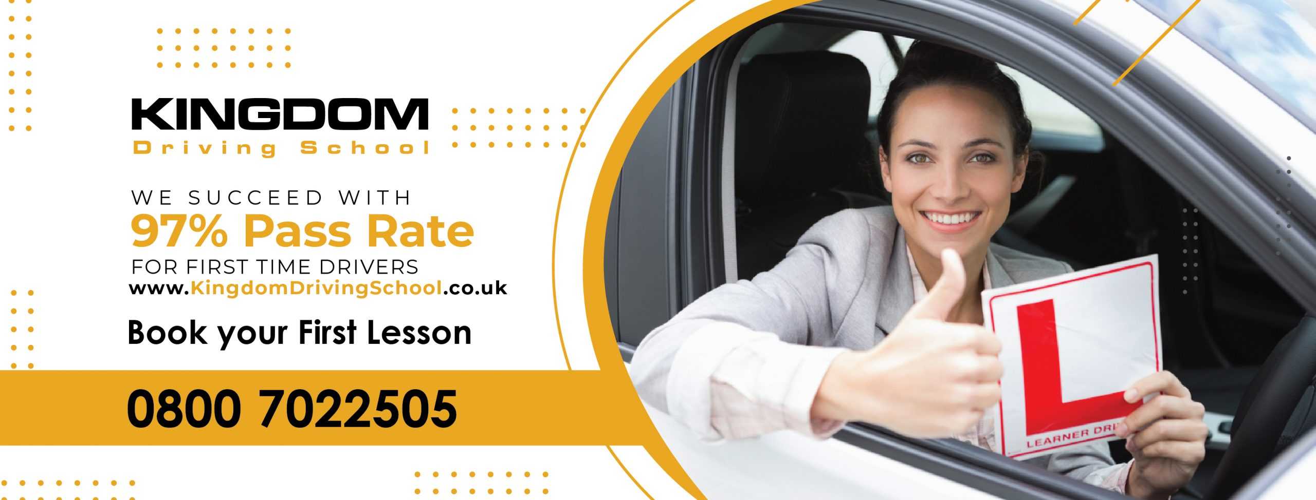 Kingdom Driving School Banner Design - Beget Brands - One Stop Solution ...